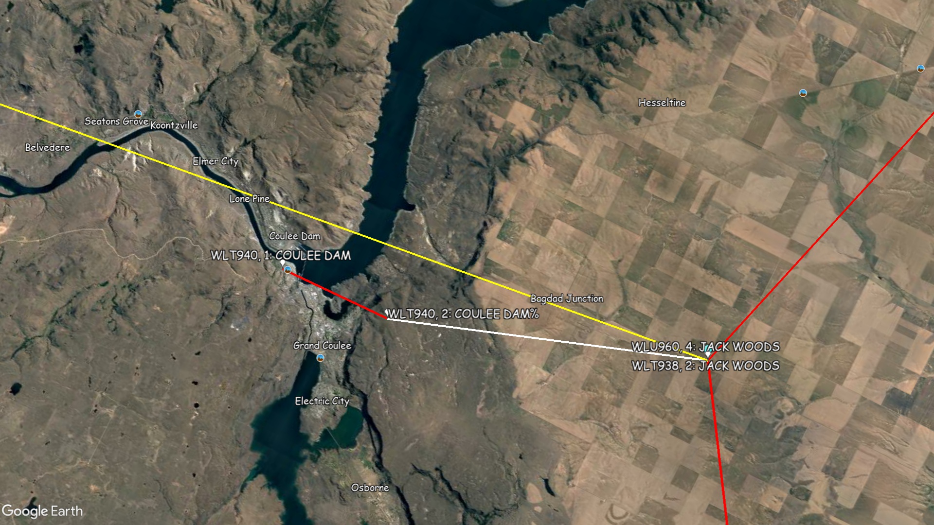 Long Lines Map and Information - Site